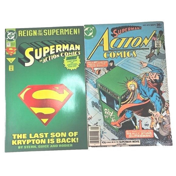 DC Comics | Toys | 977 Superman Action Comics 475 1993 The Last Son Of ...